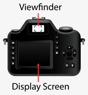 The Back Of A Camera Highlighting The Display Screen - Camera PNG Image ...