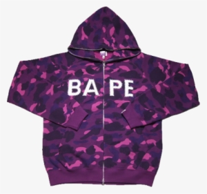 Bape Hoodie Purple Psd - Purple Bape Zip Up Hoodie PNG Image ...
