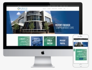 Client Website Moc Imac, Iphone - Computer Monitor PNG Image ...