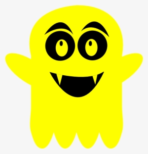 Yellow Ghost Clip Art - Yellow Ghost PNG Image | Transparent PNG Free ...