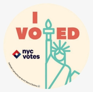 "we Used The Statue Of Liberty, An Iconic Symbol Of - Nyc Votes PNG ...