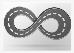 Road In The Shape Of An Infinity Sign Poster • Pixers® - Infinity Road ...