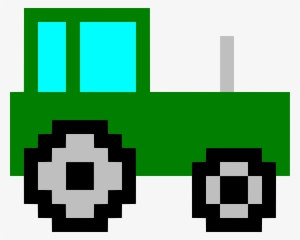 Pixel Art Tractor - Pixel Tractor PNG Image | Transparent PNG Free ...