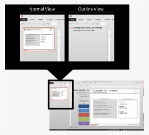 Powerpoint Outline View - Turn A Powerpoint Into An Outline PNG Image ...