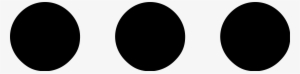 Open - 3 Black Dots Png PNG Image | Transparent PNG Free Download on ...