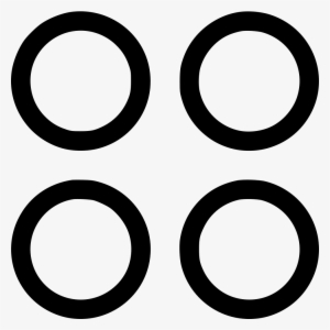 Four Dots Squared Comments - 4 Dots Icon Png PNG Image | Transparent ...