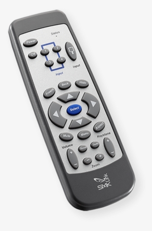 Universal Projector Remote Control - Dlp Projector Remote Control PNG ...