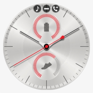 Watch Face With System Icons - Wall Clock PNG Image | Transparent PNG ...