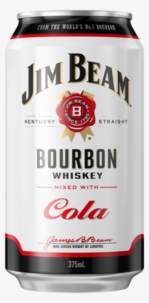 Jim Beam White Label Bourbon & Cola Cans 375ml - Jim Beam & Cola Cans ...