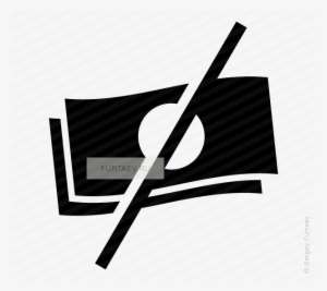 Vector Icon Of Crossed Out Money - Illustration PNG Image | Transparent ...