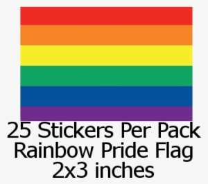 Rainbow Flag Sticker, - Rainbow Flag PNG Image | Transparent PNG Free ...