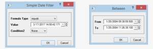 Filter Simple Date Filter - Filter By Date Options PNG Image ...