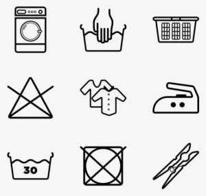 Laundry Guide - Laundry Icons Vector PNG Image | Transparent PNG Free ...