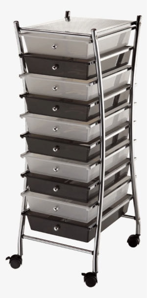 Blue Hills Studio Storage Cart, 8 Drawers And 2 Shelves, - Scrapbooking ...