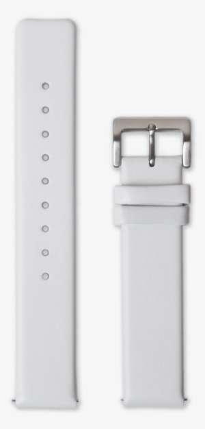 White Leather With Silver Buckle - Strap PNG Image | Transparent PNG ...