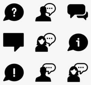 Talking Icon Png - Picto Talk PNG Image | Transparent PNG Free Download ...