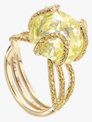 Unique Engagement Rings Yellow Gold PNG Image | Transparent PNG Free ...