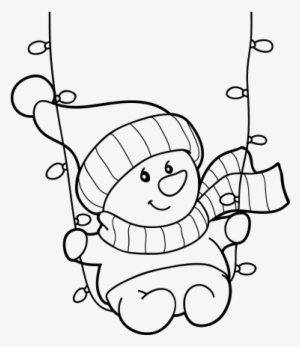 Snowman On Swing PNG Image | Transparent PNG Free Download on SeekPNG