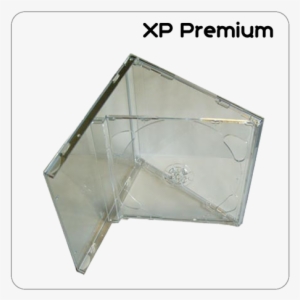Xp Premium Double Cd Jewel Case With Clear Tray - Compact Disc PNG ...