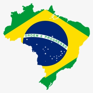 Map Of Brazil With Flag - Brazil Map Flag Png PNG Image | Transparent ...