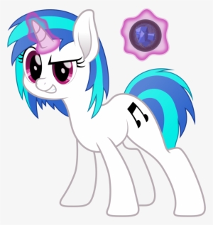 Unicorn Vector Pony - Mlp Background Ponies Dj Pon 3 PNG Image ...