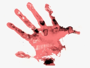 Bloody Handprint Smear Png