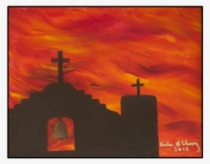 Faith In The Sunset - Faith In The Sunset Tile Coaster PNG Image ...