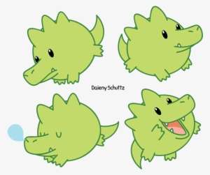 Drawn Alligator Kawaii - Cute Chibi Crocodile PNG Image | Transparent ...
