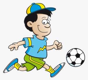 Pepito Se Puso A Jugar Con Su Pelota En Un Patio Cerca - Cartoon Soccer ...