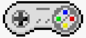 Snes Controller - Snes Controller Pixel Art PNG Image | Transparent PNG ...