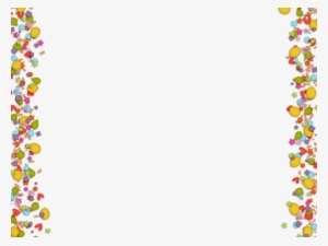 Confetti Border Horizontal Free Images At Clkercom