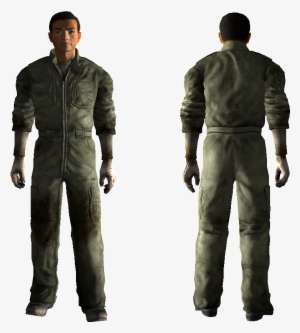 Army Mechanic Jumpsuit - Fallout 3 Tuxedo PNG Image | Transparent PNG ...