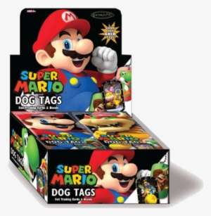 Mario Dog Tag Scd Mock Large - Super Mario Dog Tag Fun Pack Box PNG ...
