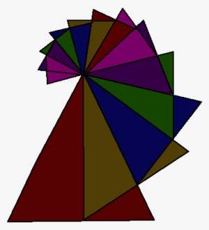 The Fibonacci Spiral - Triangle PNG Image | Transparent PNG Free ...