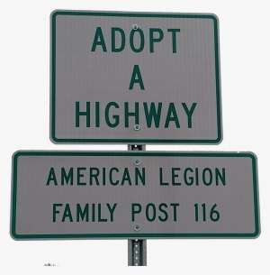 Adopt A Highway - Sign PNG Image | Transparent PNG Free Download on SeekPNG