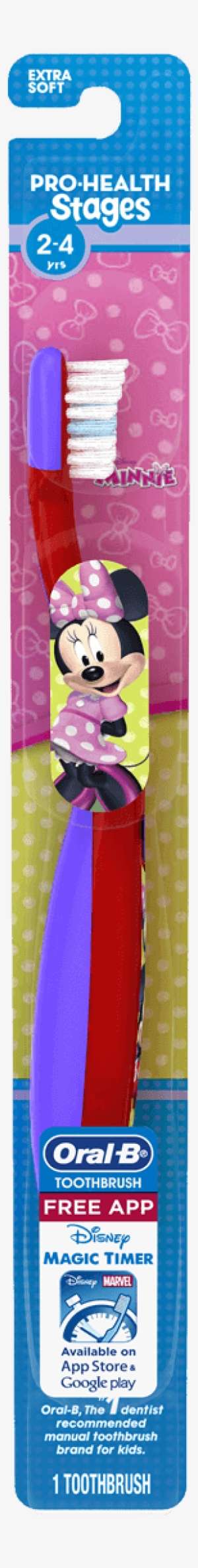 Oral B Pro Health Stages Minnie Mouse Manual Toothbrush - Oral B Magic ...