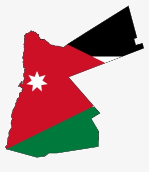 Flag Map Of Jordan - Jordan Flag Map Png PNG Image | Transparent PNG ...