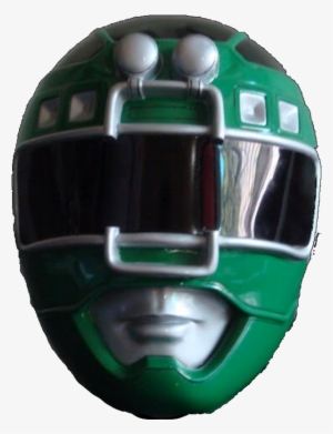 Green Turbo Ranger Helmet - Power Rangers Turbo PNG Image | Transparent ...