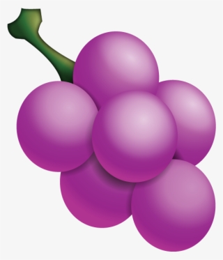 Grape Clipart Purple Color - Grape Emoji Png PNG Image | Transparent ...