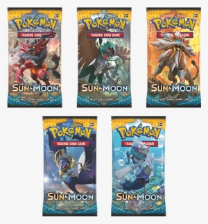 Pokemon Tcg Sun & Moon English Booster Pack 1 Random - Sun And Moon ...