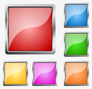 Clipart - Square Button Design PNG Image | Transparent PNG Free ...