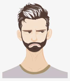 Angry Sad Man - Illustration PNG Image | Transparent PNG Free Download ...