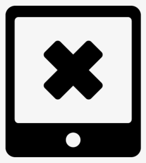 Ipad With Cancel Sign Vector - Tablet Computer PNG Image | Transparent ...