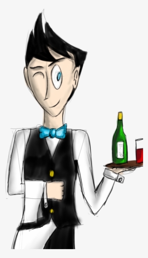 Waiter Transparent Images - Head Waiter Cartoon PNG Image | Transparent ...