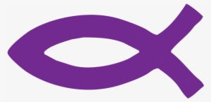 Jesus Fish Png - Purple Christian Fish Symbol PNG Image | Transparent ...