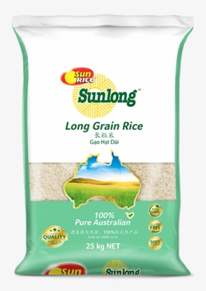 Long Grain 25kg Png Transparent - Sunrice PNG Image | Transparent PNG ...