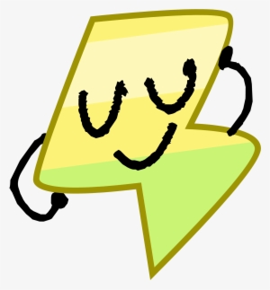 Lightning Body Fanmade New - Bfb Lightning Body PNG Image | Transparent ...
