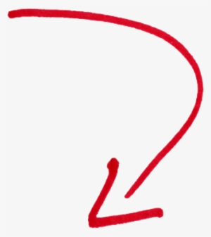Curved Red Arrow - Red Curved Down Arrow PNG Image | Transparent PNG ...