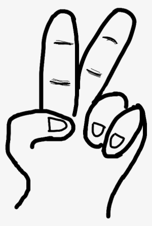 Sticker Peace Peacesign Aesthetic Hand Freetoedit - Peace PNG Image ...