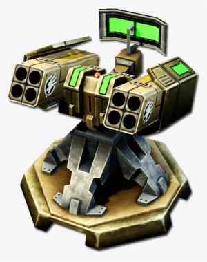 Cnc4 Missile Turret Render - Turret Command And Conquer PNG Image ...